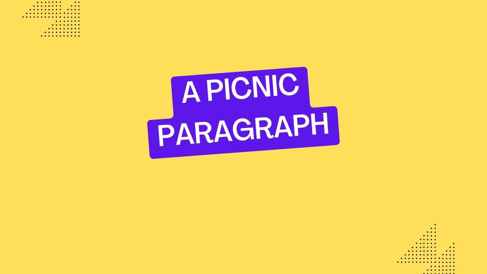 A Picnic Paragraph ( বাংলা অর্থ সহ ) সবচেয়ে সহজ শব্দে মুখস্ত হবে ...