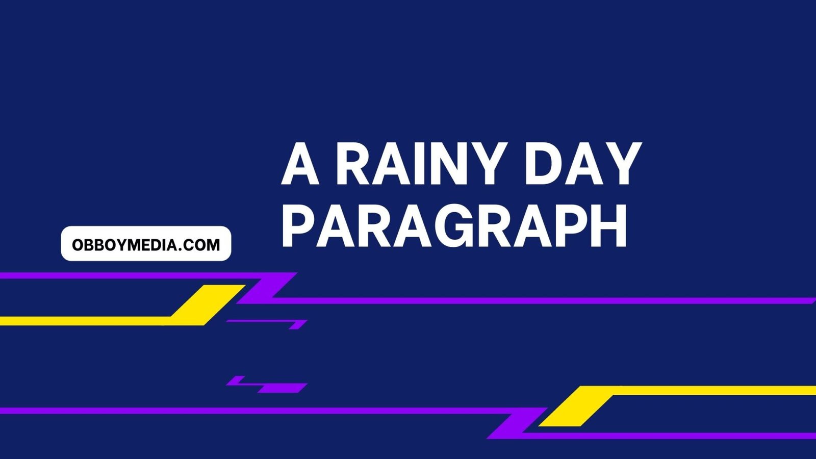 A Rainy Day Paragraph (বাংলা অর্থসহ) এটি লিখলে স্যার ফুল মার্ক দিবেই ...