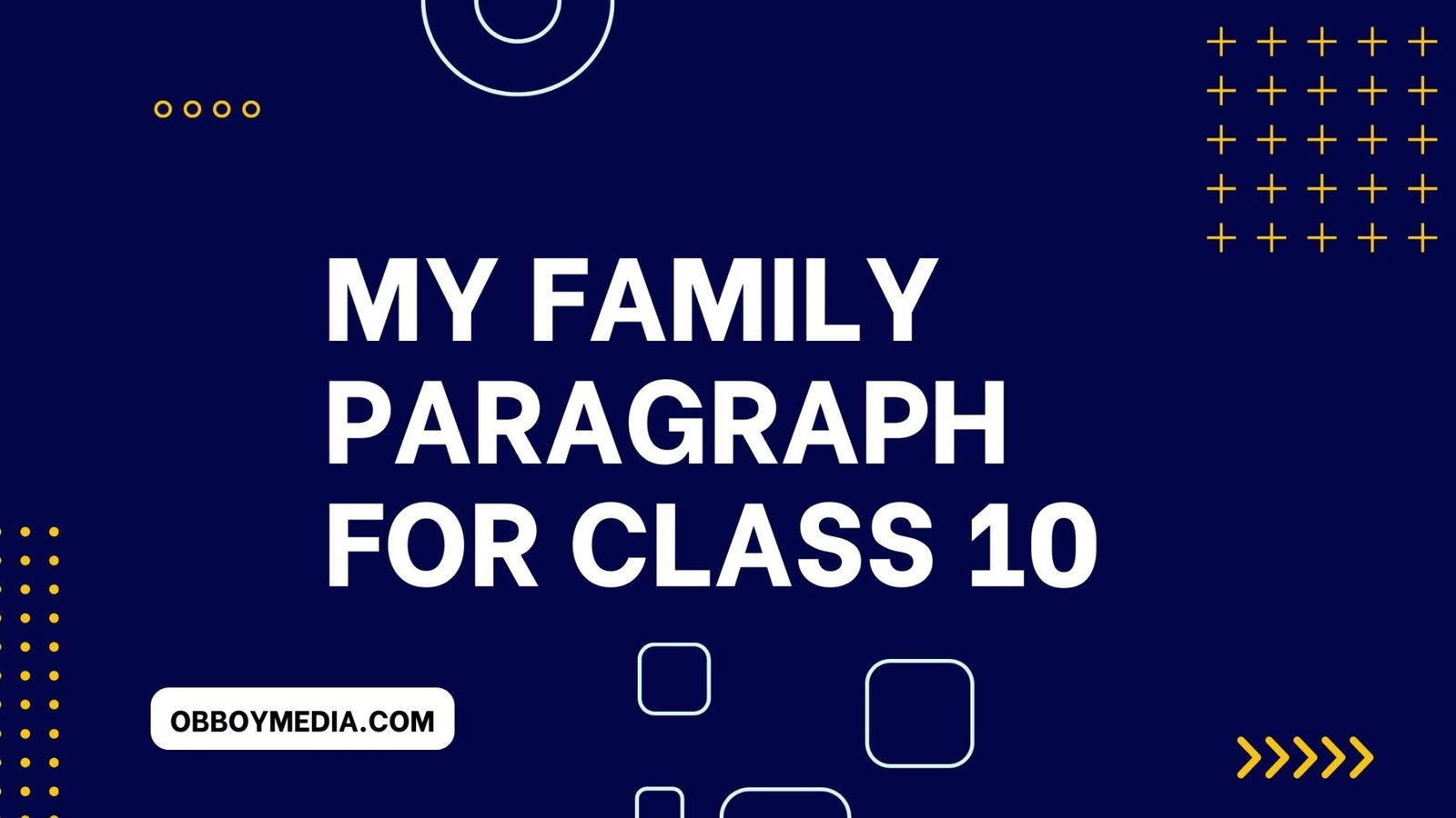 My Family Paragraph For Class 10 (বাংলা অর্থসহ) এটি লিখলে স্যার ফুল ...