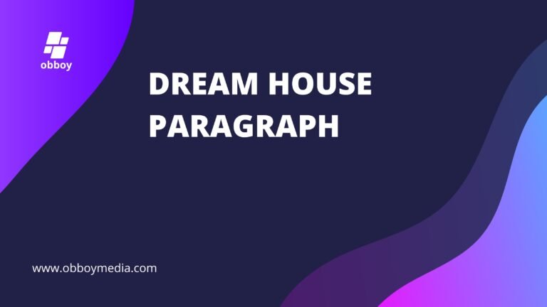 Dream House Paragraph ( বাংলা অর্থ সহ ) মুখস্ত হবে ১০ মিনিটেই – অব্যয় ...